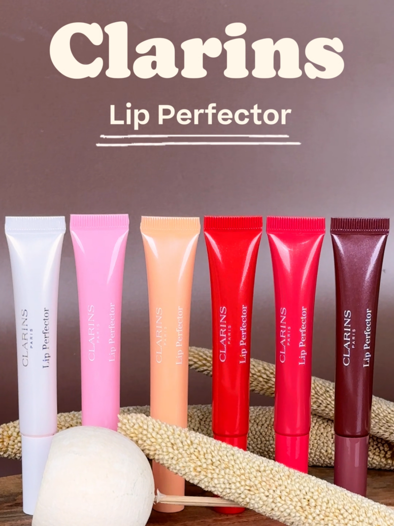 Video: Clarins Lip Perfector Glow Shades · Care to Beauty
